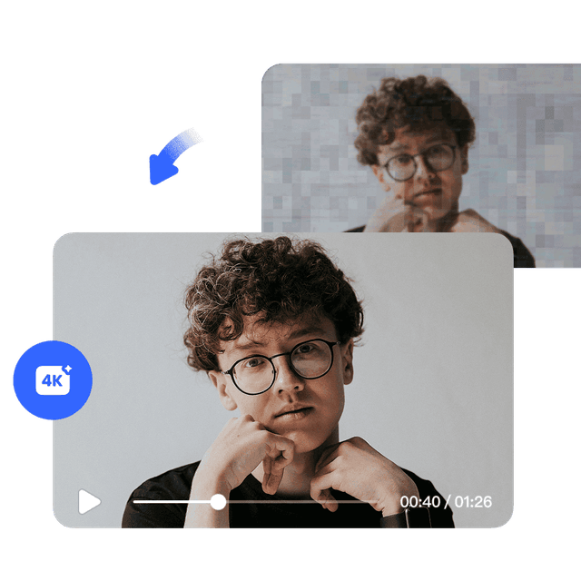 4K to 16K Converter Online — AI Video Quality Enhancer ｜ Vmake AI
